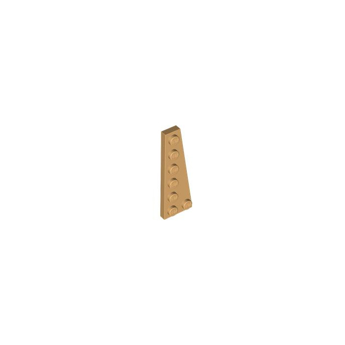 LEGO Warm Tan Wedge Plate 2 x 6 Right (78444) | Brick Owl