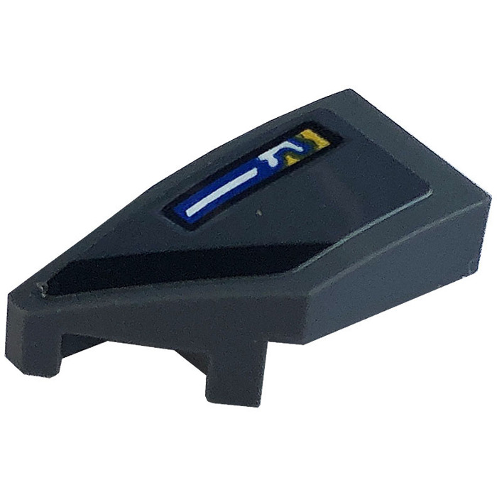 LEGO Wedge 1 x 2 Left with Stripe, Michelin Logo Sticker (29120 ...