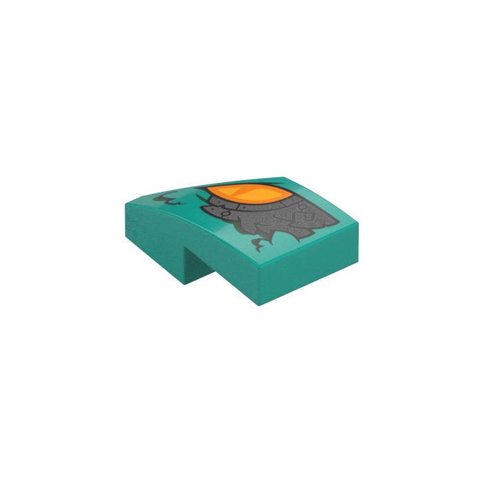 LEGO Wedge 1 x 2 Right with Nine-Headed Beast Eye (29119 / 108004 ...