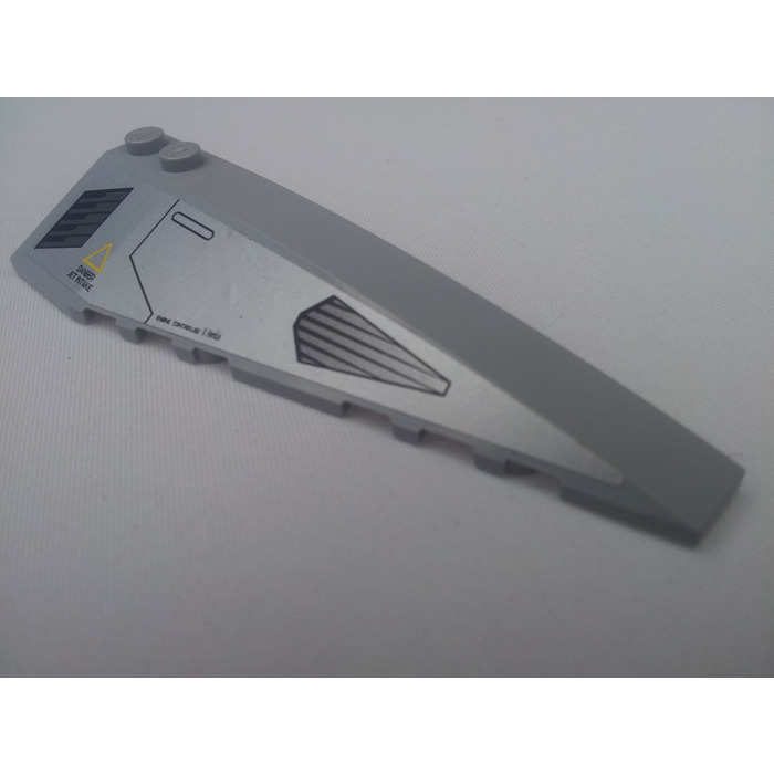 LEGO Wedge 10 x 3 x 1 Double Rounded Right with Jet Intake and Exhaust ...