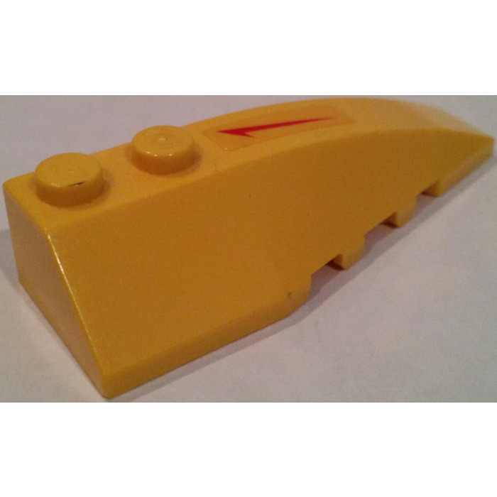 LEGO Wedge 2 x 6 Double Right with Naboo Checkmark (Right) V1 Sticker ...