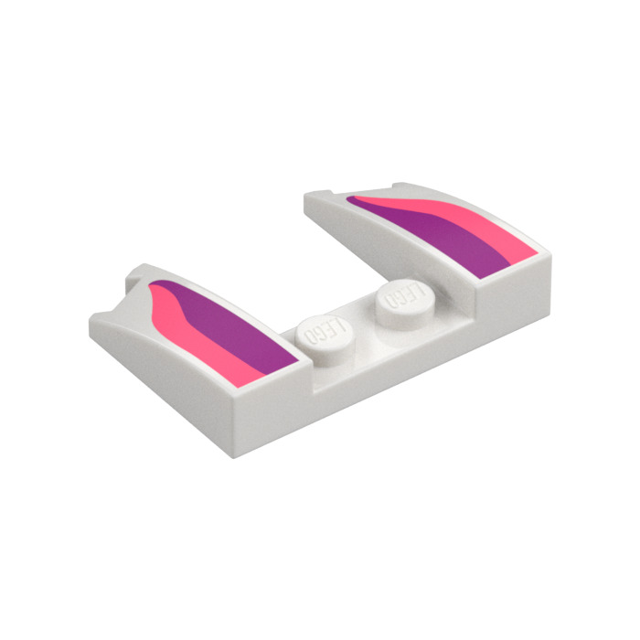 LEGO Wedge 3 x 4 x 0.7 with Cutout with Drift Ears (11291) | Brick Owl ...