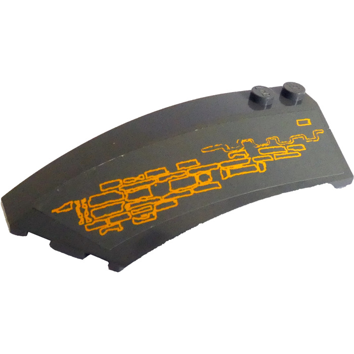 LEGO Wedge 3 x 8 x 2 Curved Left (41750 / 42020) | Brick Owl - LEGO ...