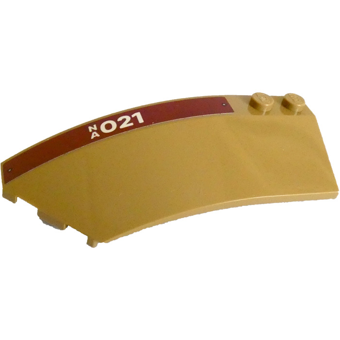 LEGO Wedge 3 x 8 x 2 Curved Left (41750 / 42020) | Brick Owl - LEGO ...