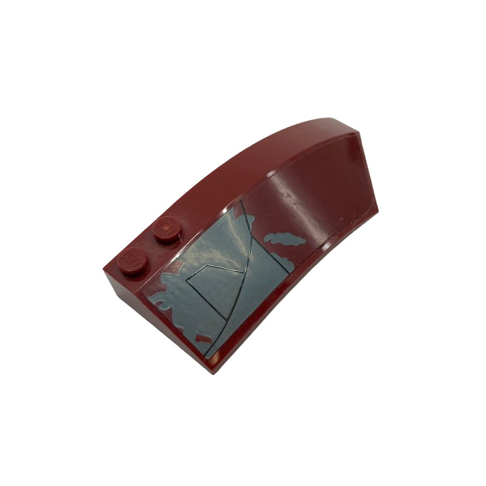 LEGO Wedge 3 x 8 x 2 Curved Right (41749 / 42019) | Brick Owl - LEGO ...