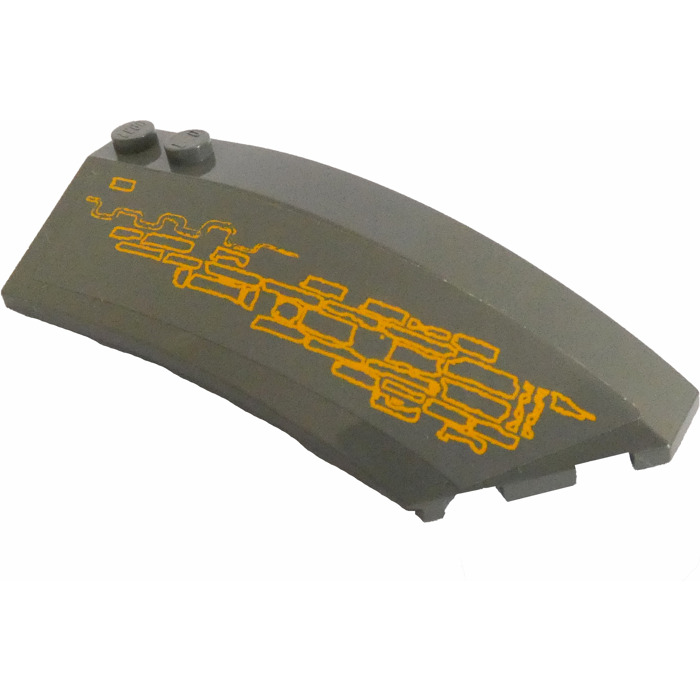 LEGO Wedge 3 x 8 x 2 Curved Right (41749 / 42019) | Brick Owl - LEGO ...