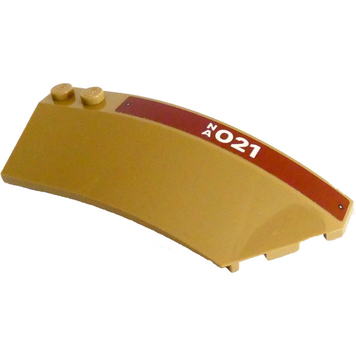 LEGO Wedge 3 x 8 x 2 Curved Right (41749 / 42019) | Brick Owl - LEGO ...