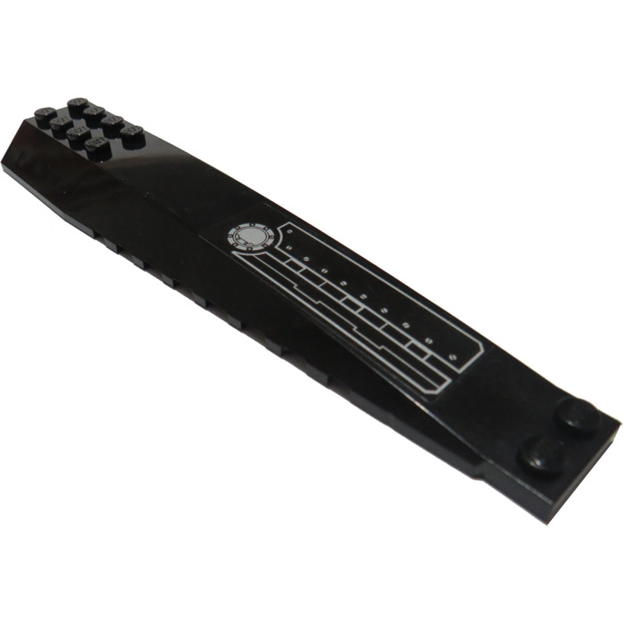 LEGO Wedge 4 x 16 Triple Curved with Panels and Filler Cap Right ...