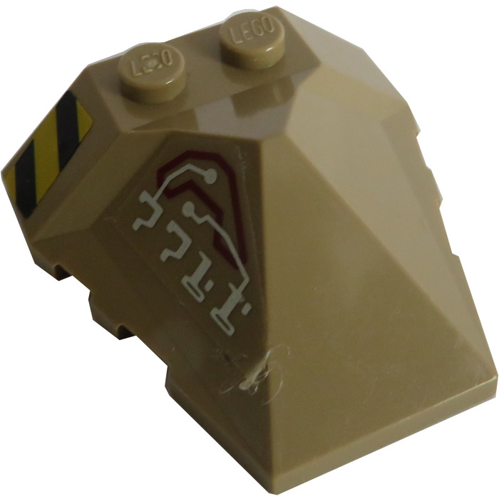 LEGO Wedge 4 x 4 Quadruple Convex Slope Center (47757) | Brick Owl ...