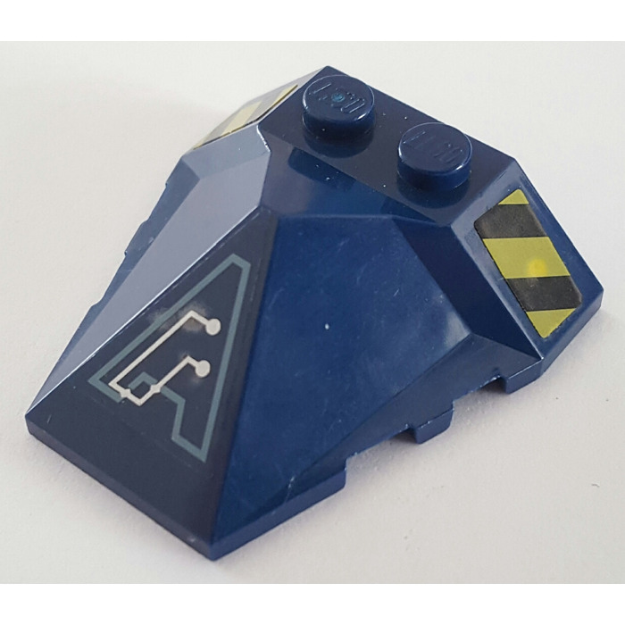 LEGO Wedge 4 x 4 Quadruple Convex Slope Center (47757) | Brick Owl ...