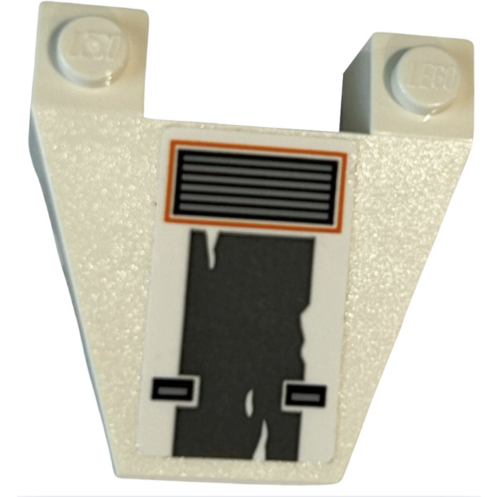 LEGO Wedge 4 x 4 with SW Snowspeeder Vent Sticker with Stud Notches ...