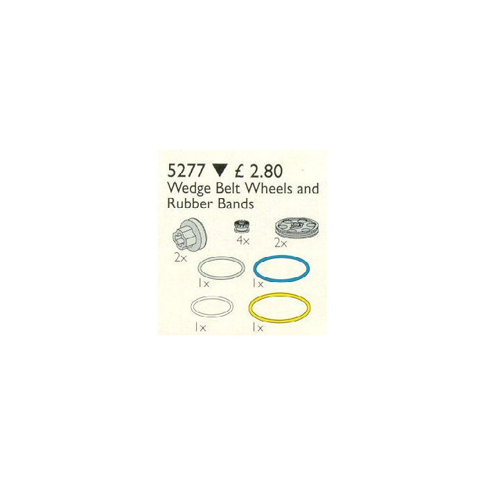 LEGO Wedge Belt, Pulleys and V-Belts Set 5277 | Brick Owl