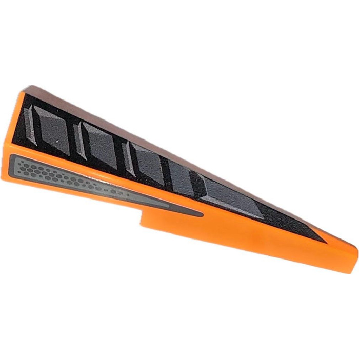 LEGO Wedge Slope 2 x 5 (45°) Left with Black Air Vent (3504 / 114621 ...