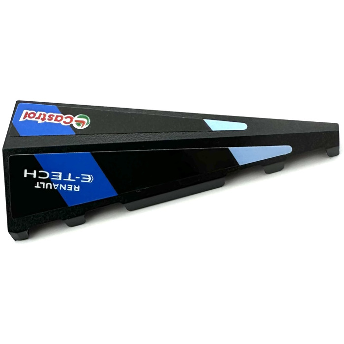 LEGO Wedge Slope 2 x 5 (45°) Right with castrol and RENAULT E-TECH ...