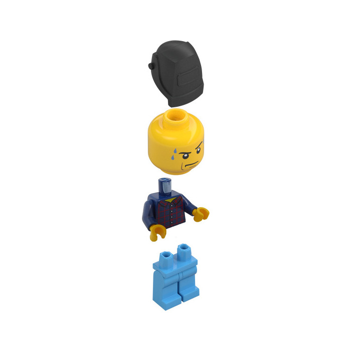 LEGO Welder with Welding Mask Minifigure | Brick Owl - LEGO Marketplace