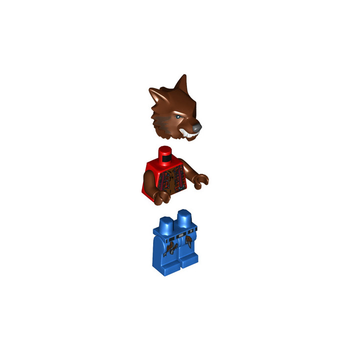 LEGO Werewolf with Red Shirt and Brown Fur Minifigure | Brick Owl