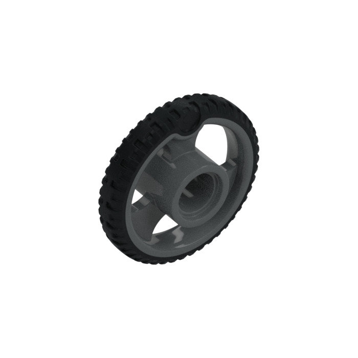 LEGO Wheel Ø21 x 4 with Black Tire (6600) | Brick Owl
