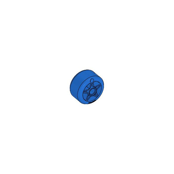 LEGO Wheel Ø24 x 20 with Blue Tire (6278) | Brick Owl - LEGO Marketplace