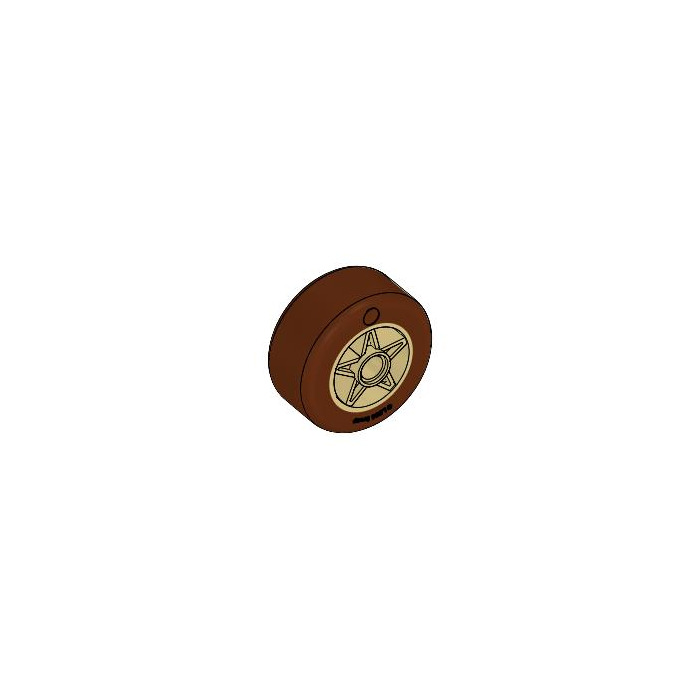 LEGO Wheel Ø30 x 20 with Reddish Brown Tire (6115) | Brick Owl - LEGO ...