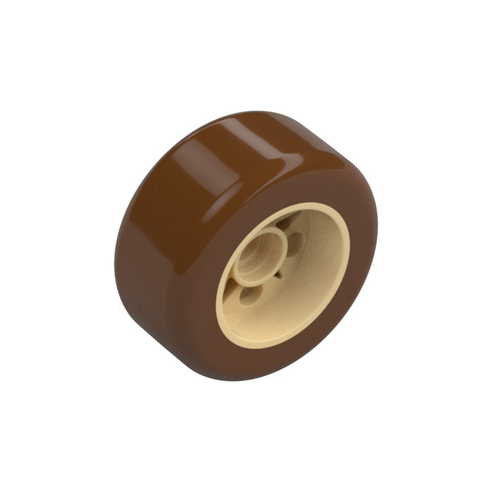 LEGO Wheel Ø30 x 20 with Reddish Brown Tire (6115) | Brick Owl