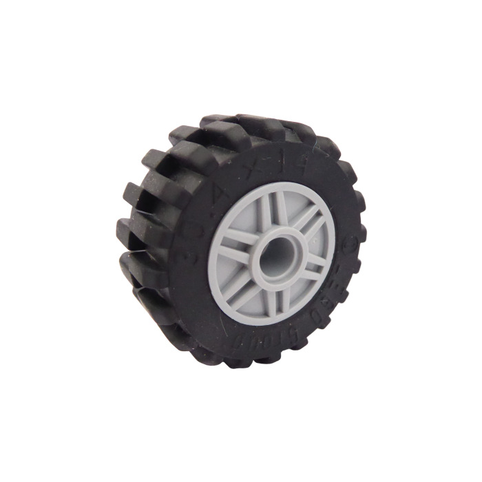 레고 Wheel Rim Ø18 x 14 with Pin Hole with Tire 30.4 x 14 with Offset ...