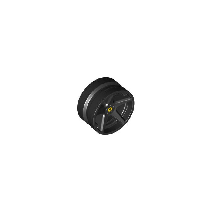 LEGO Wheel Rim Ø21 x 11 with Ferrari Logo (7834) | Brick Owl