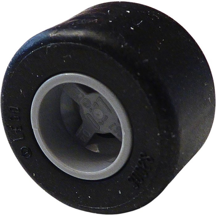 LEGO Wheel Rim Ø8.1 x 9mm (Notched Hole, Reinforced Back) with Tire Ø14 ...