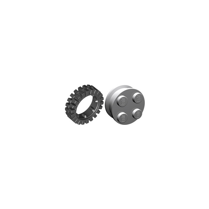 레고 Wheel Rim 8 x 18 with 4 Studs and Cylindrical Axle with Narrow Tire ...