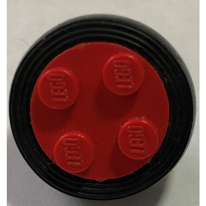 LEGO Wheel Rim 8 x 18 with 4 Studs and Cylindrical Axle with Tyre Small ...