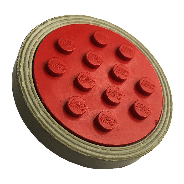 LEGO Wheel Rim 8 x 35 with 12 Studs with Light Gray Solid Tyre | Brick ...