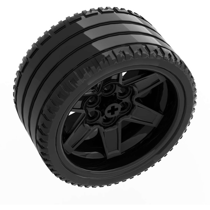 LEGO Wheel with Tire | Brick Owl - LEGO Marketplace