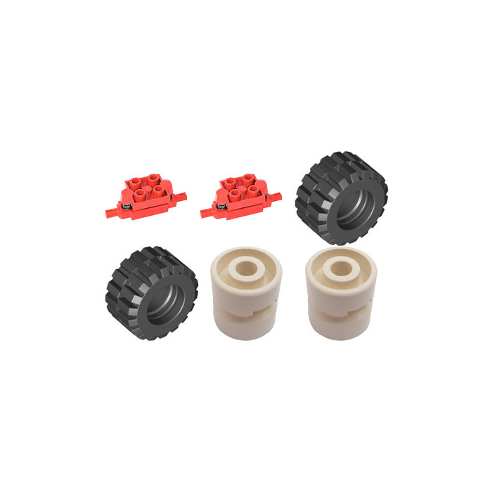 LEGO Wheels, Tyres and Spring Suspension Set 5046 | Brick Owl - LEGO ...