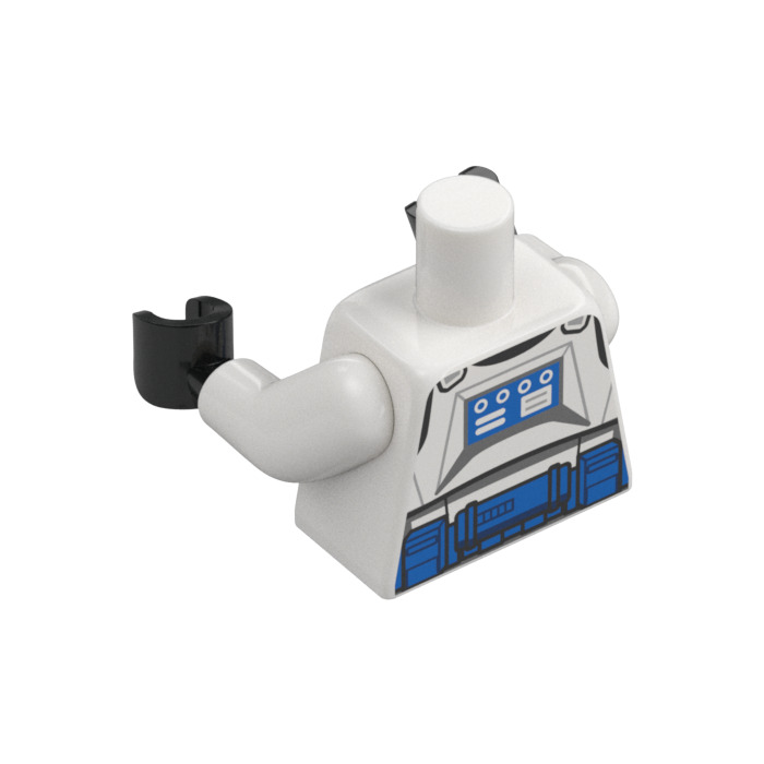 LEGO White 501st Officer Minifig Torso (973 / 76382) | Brick Owl - LEGO ...