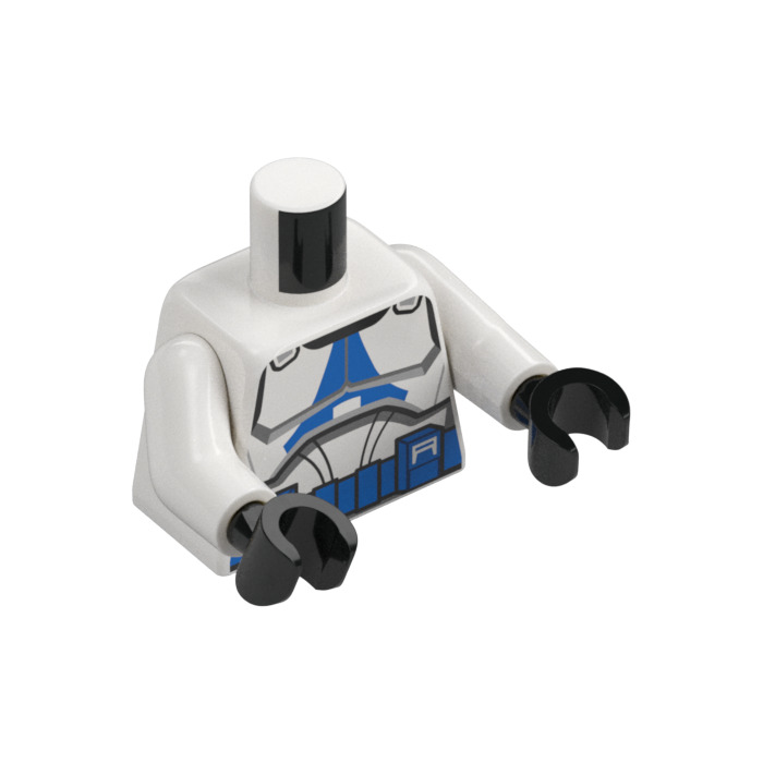 LEGO White 501st Officer Minifig Torso (973 / 76382) | Brick Owl - LEGO ...