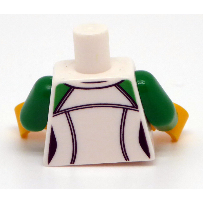 LEGO Weiß Angler Female Minifig Torso (76382) | Brick Owl - LEGO Marktplatz