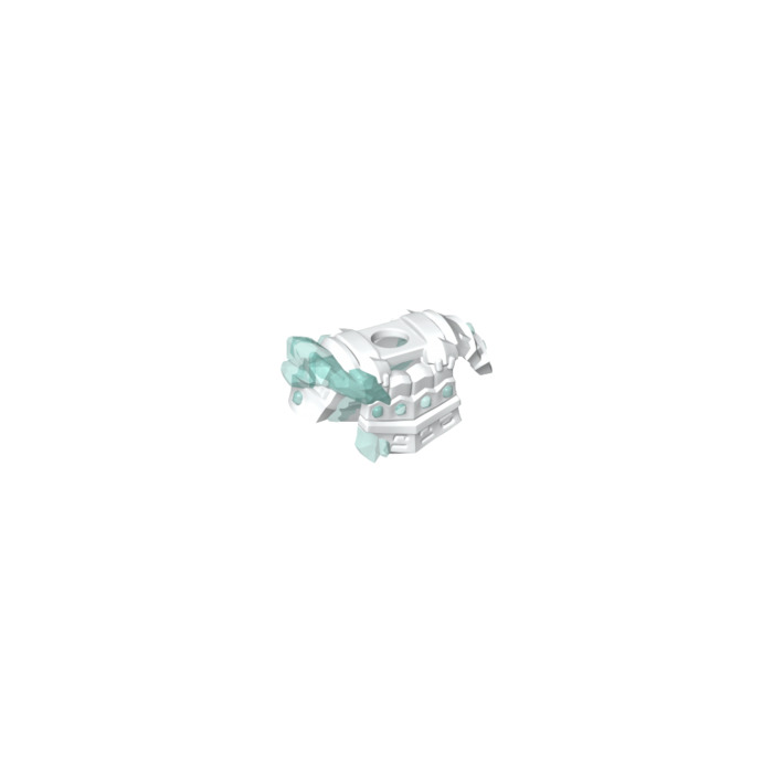 LEGO White Armor with Shoulder Pads with Transparent Light Blue ...