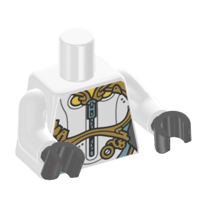LEGO Astrid with White Suit Minifig Torso (973 / 76382) | Brick Owl ...