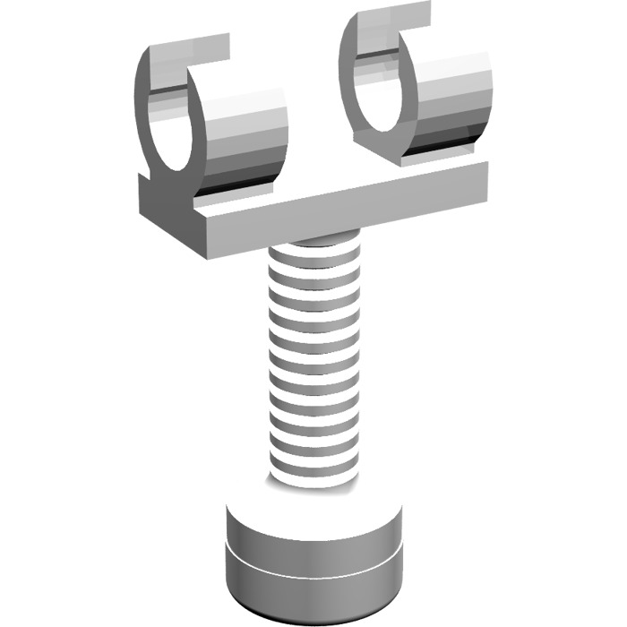 LEGO Bar 2L with Two Clips and Bottom Stud (48457) | Brick Owl - LEGO ...