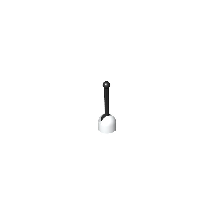 LEGO White Base with Black Lever (4592 / 73587) | Brick Owl - LEGO ...