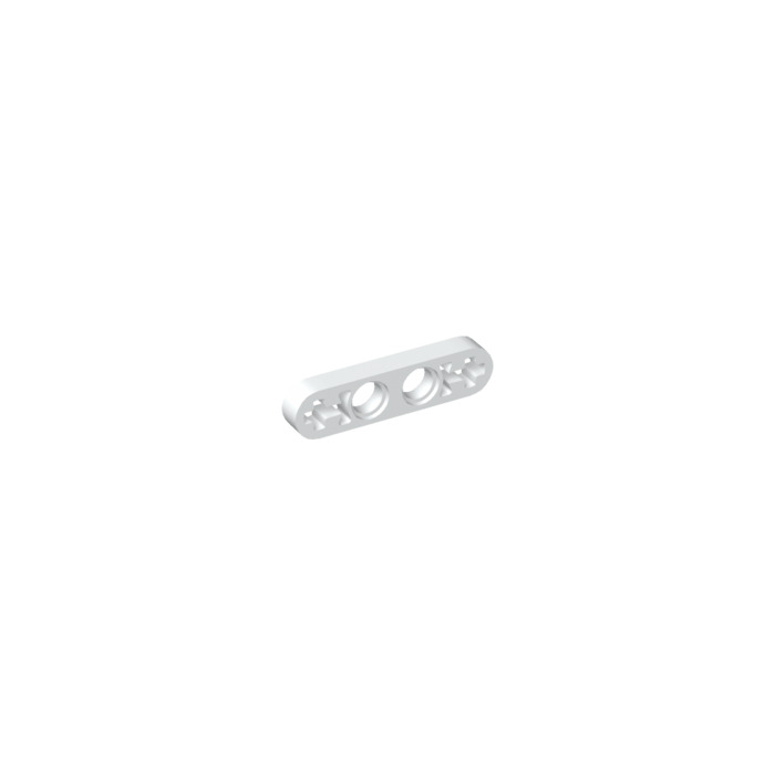LEGO White Beam 4 x 0.5 Thin with Axle Holes (32449 / 63782) | Brick ...
