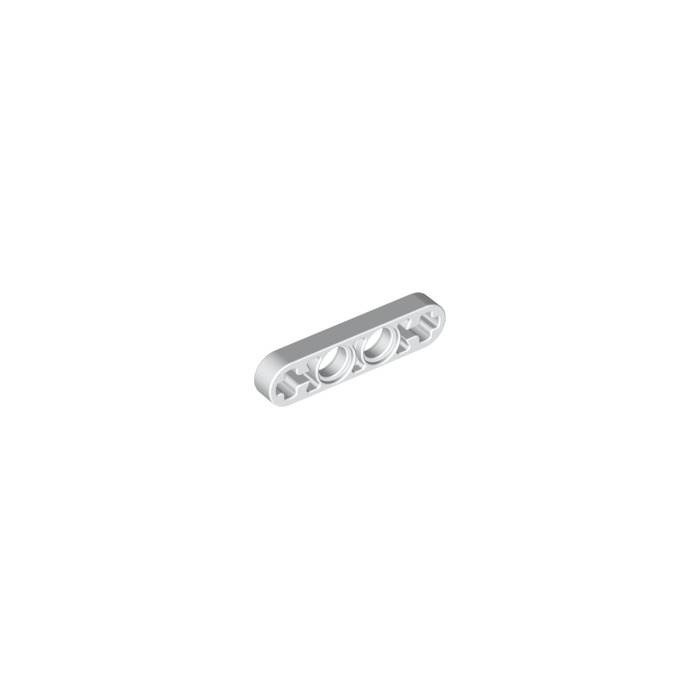 LEGO White Beam 4 x 0.5 Thin with Axle Holes (32449 / 63782) | Brick ...