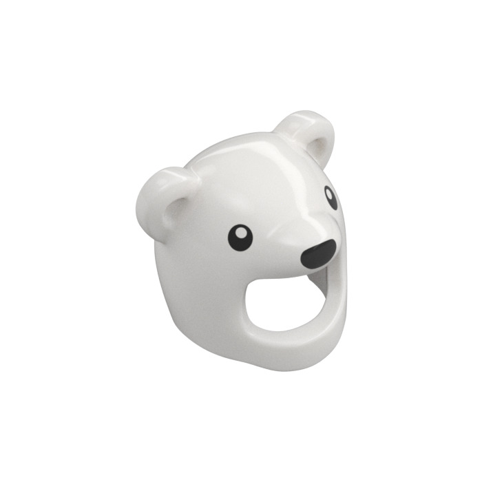 LEGO Bear Costume Head Cover with Black Eyes (104485 / 113055) | Brick Owl