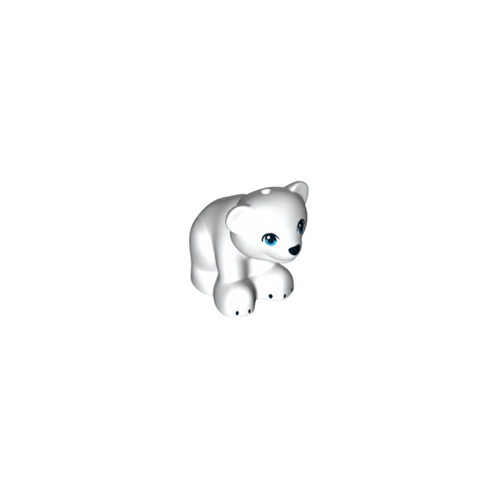 LEGO White Bear (Sitting) with Dark Azure Eyes (14732 / 25403) | Brick ...
