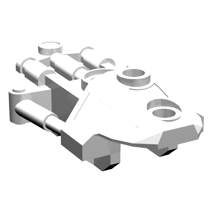 LEGO White Bionicle 3 x 5 x 2 Knee Shield (53543) | Brick Owl - LEGO ...