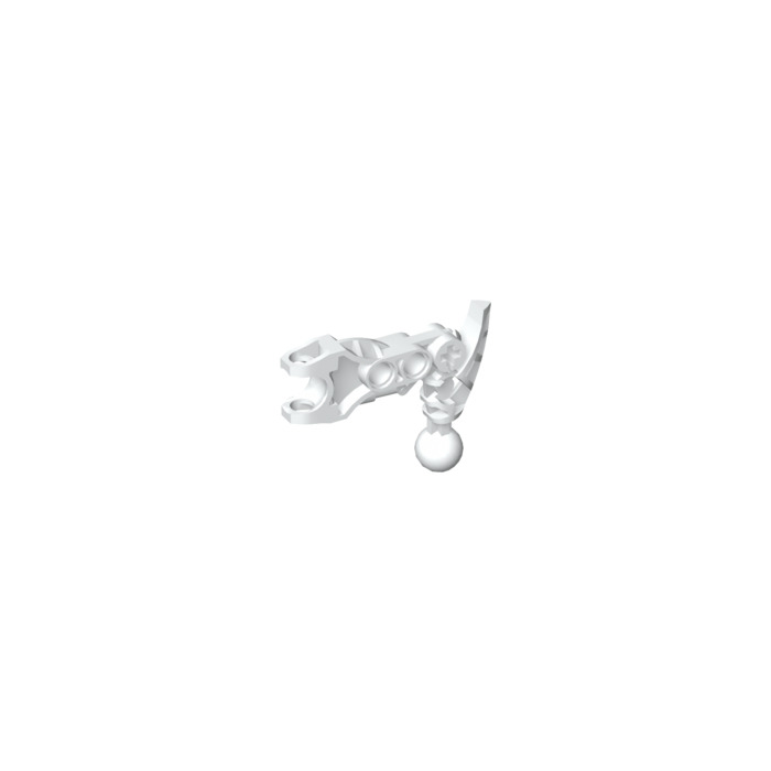 LEGO White Bionicle Arm with Ball Joint and Socket and Vented Armor ...