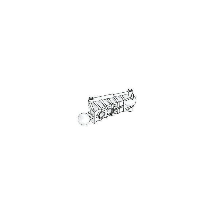 LEGO White Bionicle Toa Metru Leg Section with Ball Joints and Pin ...