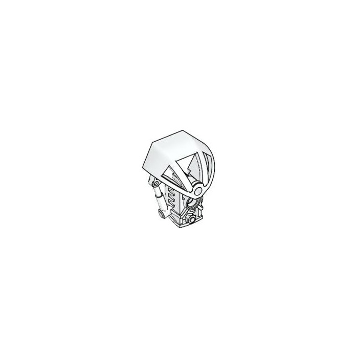 LEGO White Bionicle Toa Metru Shoulder Armor (47310) | Brick Owl