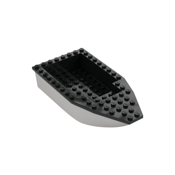 LEGO White Boat 8 x 16 with Black Top (28925) | Brick Owl