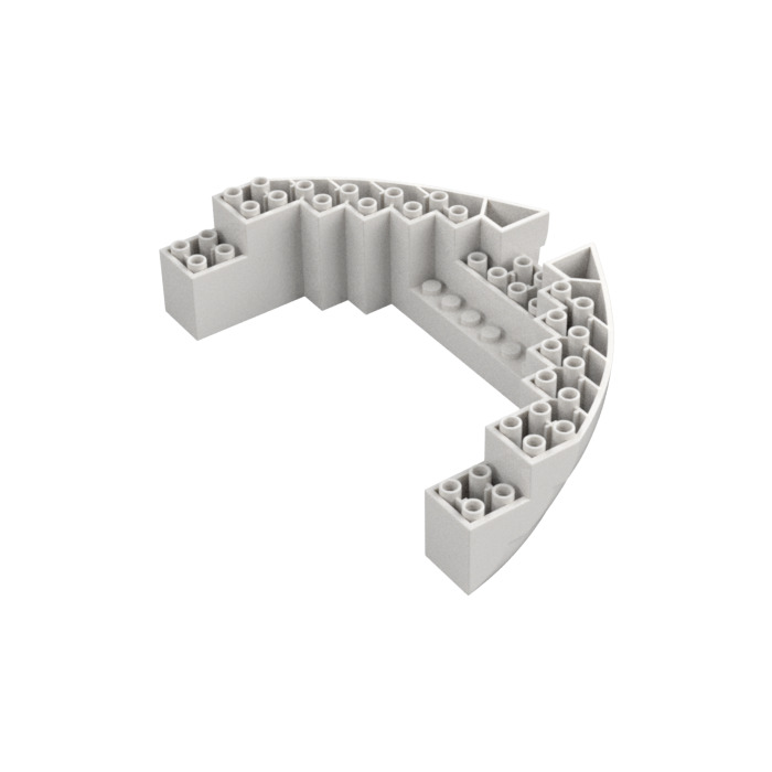 LEGO White Boat Brick 16 x 12 x 2.3 Stern (14740 / 64645) | Brick Owl