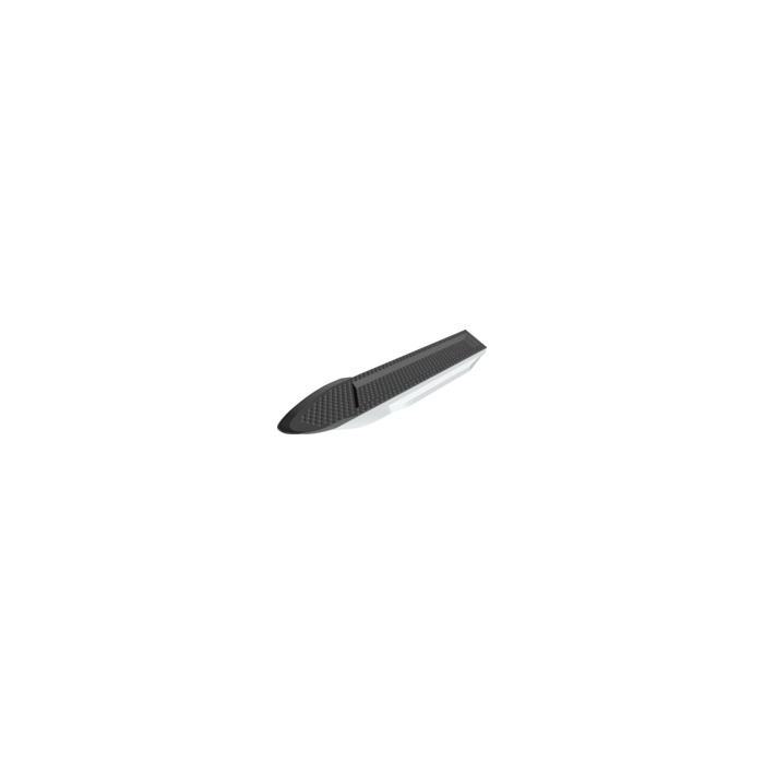 LEGO White Boat Hull 14 x 51 x 6 with Dark Stone Gray Top (62791 / ...